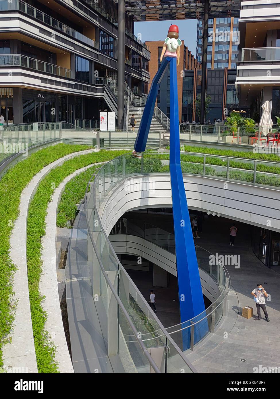 Permanent art installation "Elephant Family Orchestra" and "Step Up" in ...