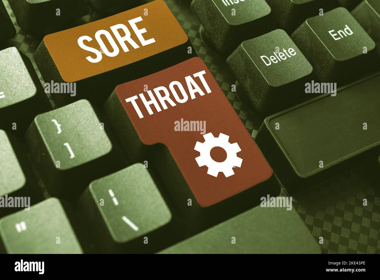 Writing displaying text Sore Throat. Inflammation ot the pharynx and ...
