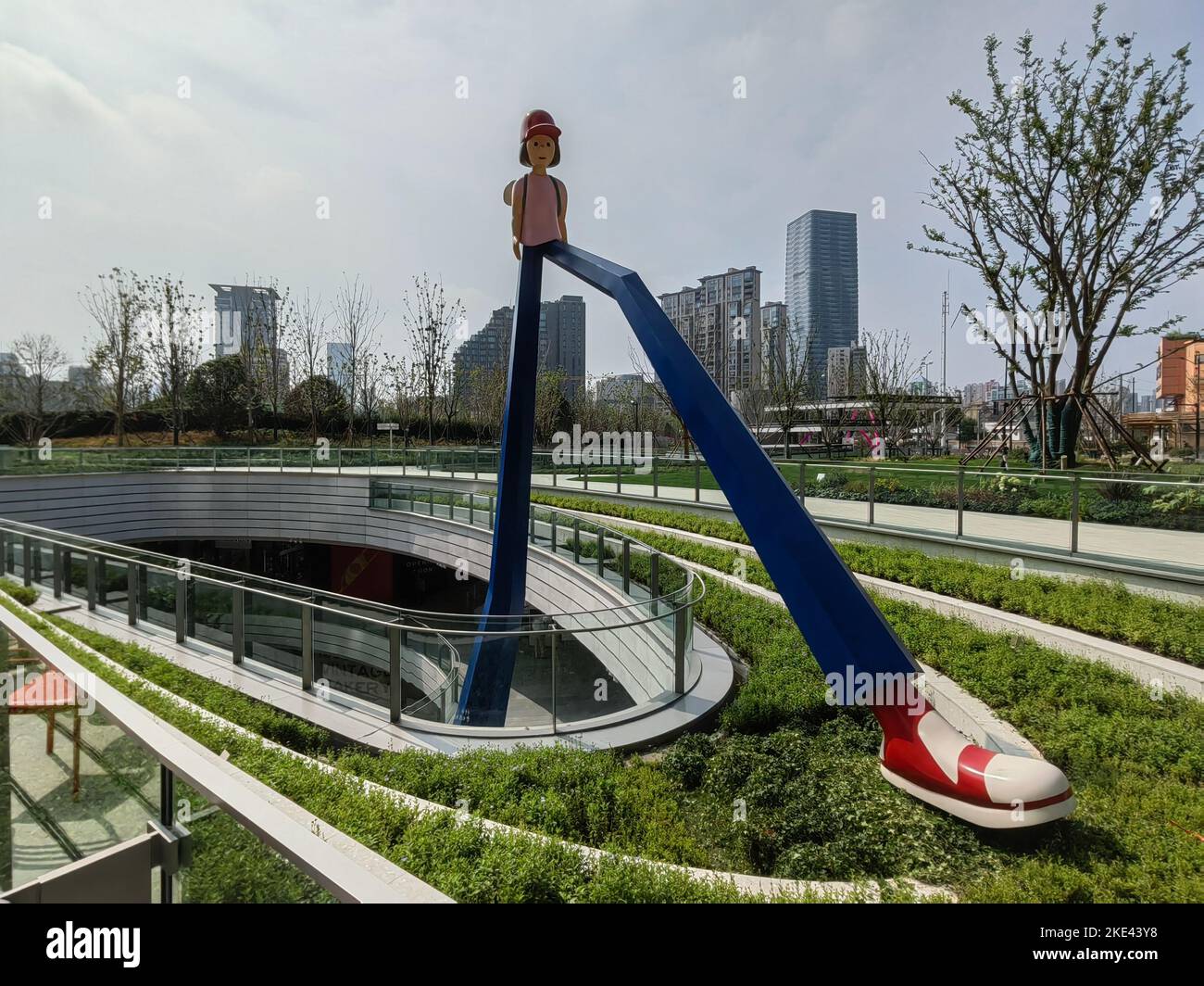 Permanent art installation "Elephant Family Orchestra" and "Step Up" in ...