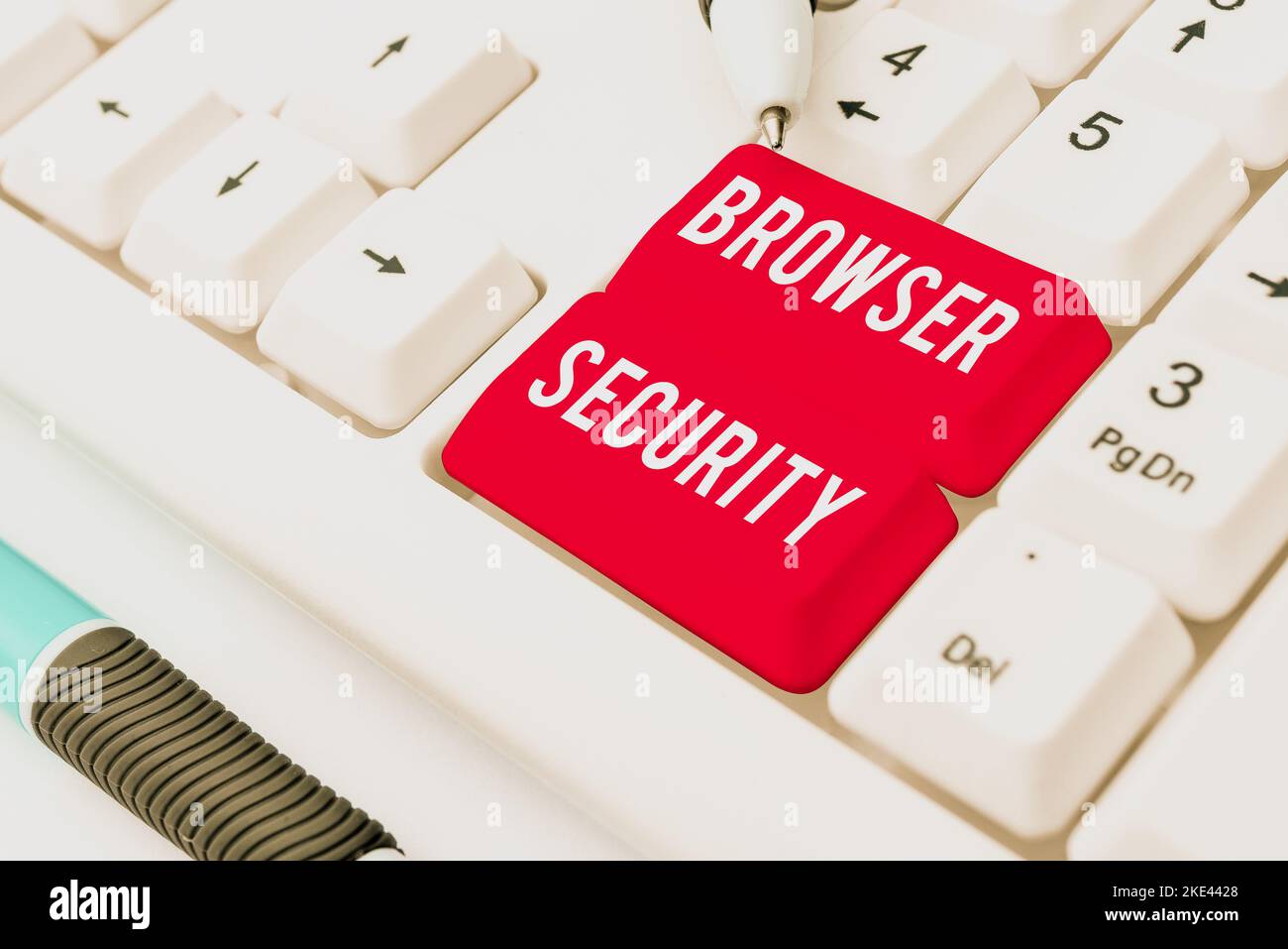 Text sign showing Browser Security. Business concept security to web ...