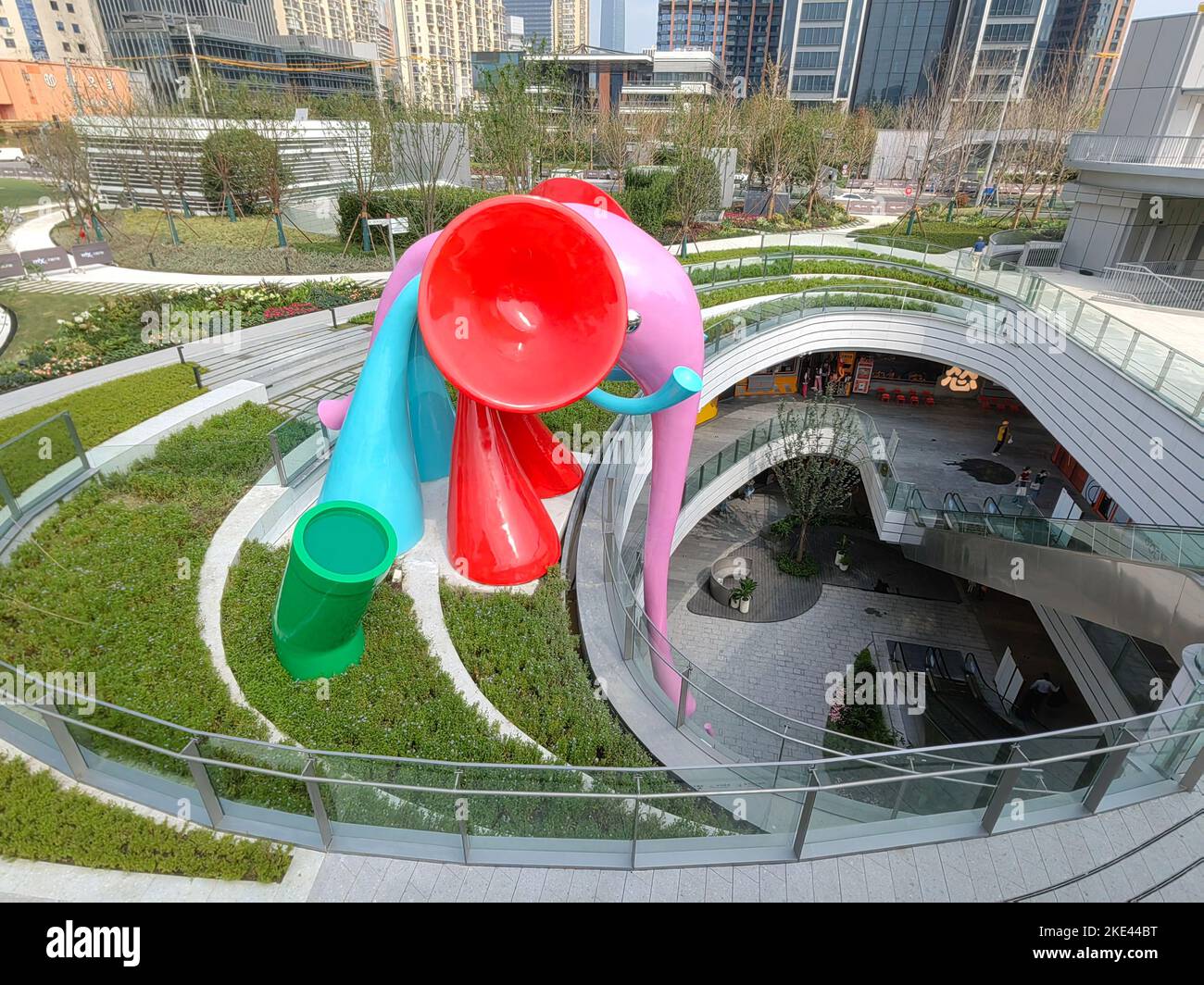 Permanent art installation "Elephant Family Orchestra" and "Step Up" in ...