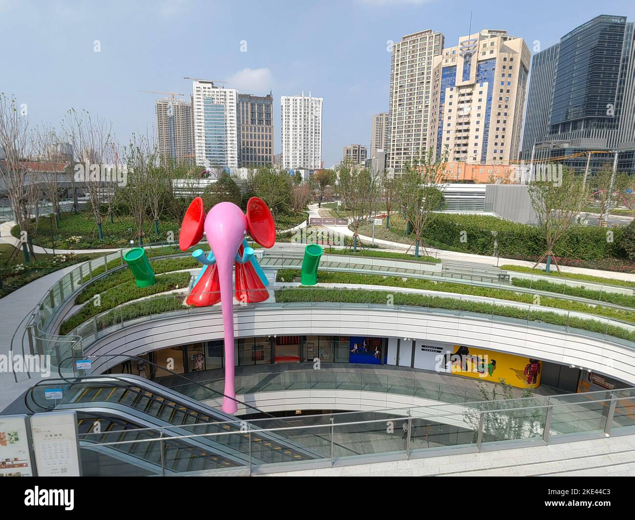 Permanent art installation "Elephant Family Orchestra" and "Step Up" in ...