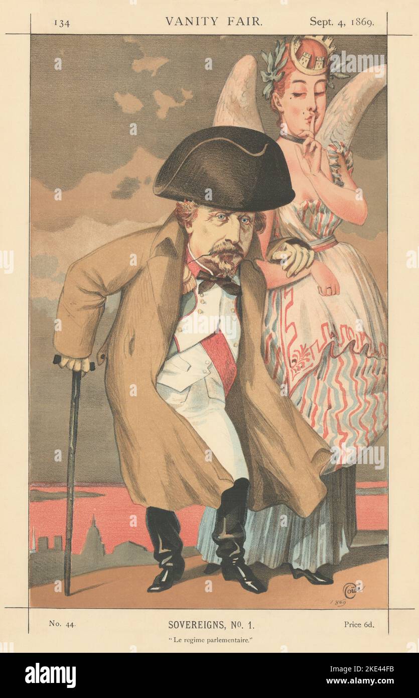 Napoleon iii caricature hi-res stock photography and images - Alamy