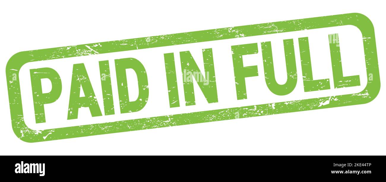 Paid in full seal hi-res stock photography and images - Alamy
