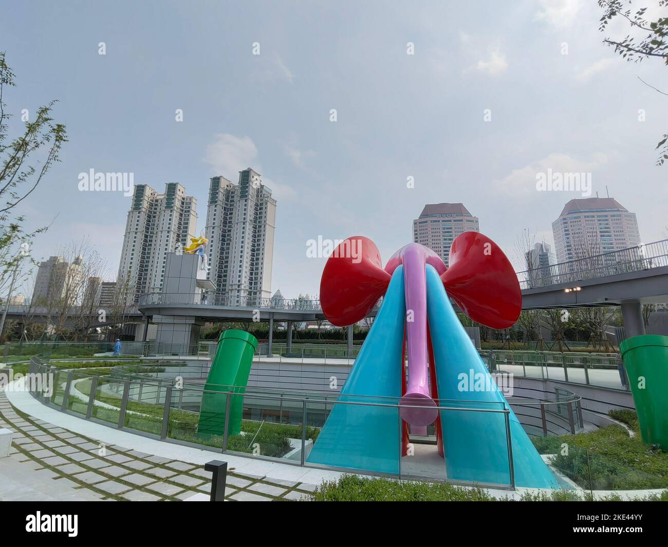 Permanent art installation "Elephant Family Orchestra" and "Step Up" in ...
