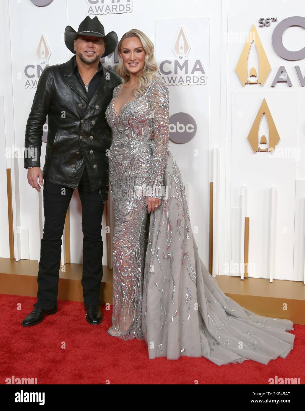 10 November 2022 - Nashville, Tennessee - Jason Aldean, Brittany Aldean ...