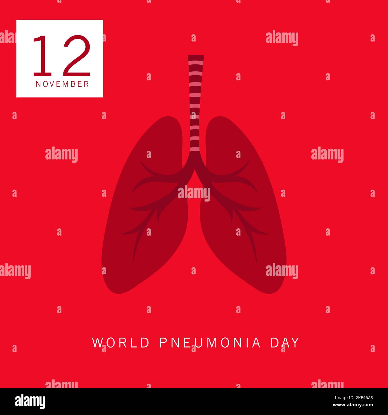Vector illustration,Poster Or Banner Of World Pneumonia Day Stock Photo ...