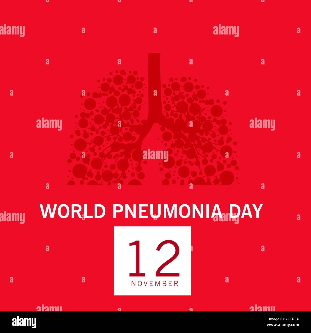 Vector illustration,Poster Or Banner Of World Pneumonia Day Stock Photo ...