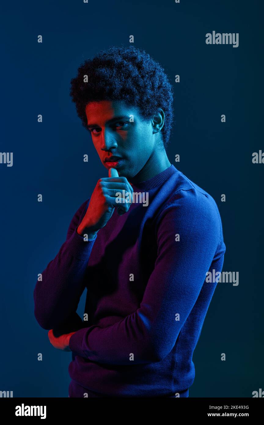 Neon light model hi-res stock photography and images - Alamy