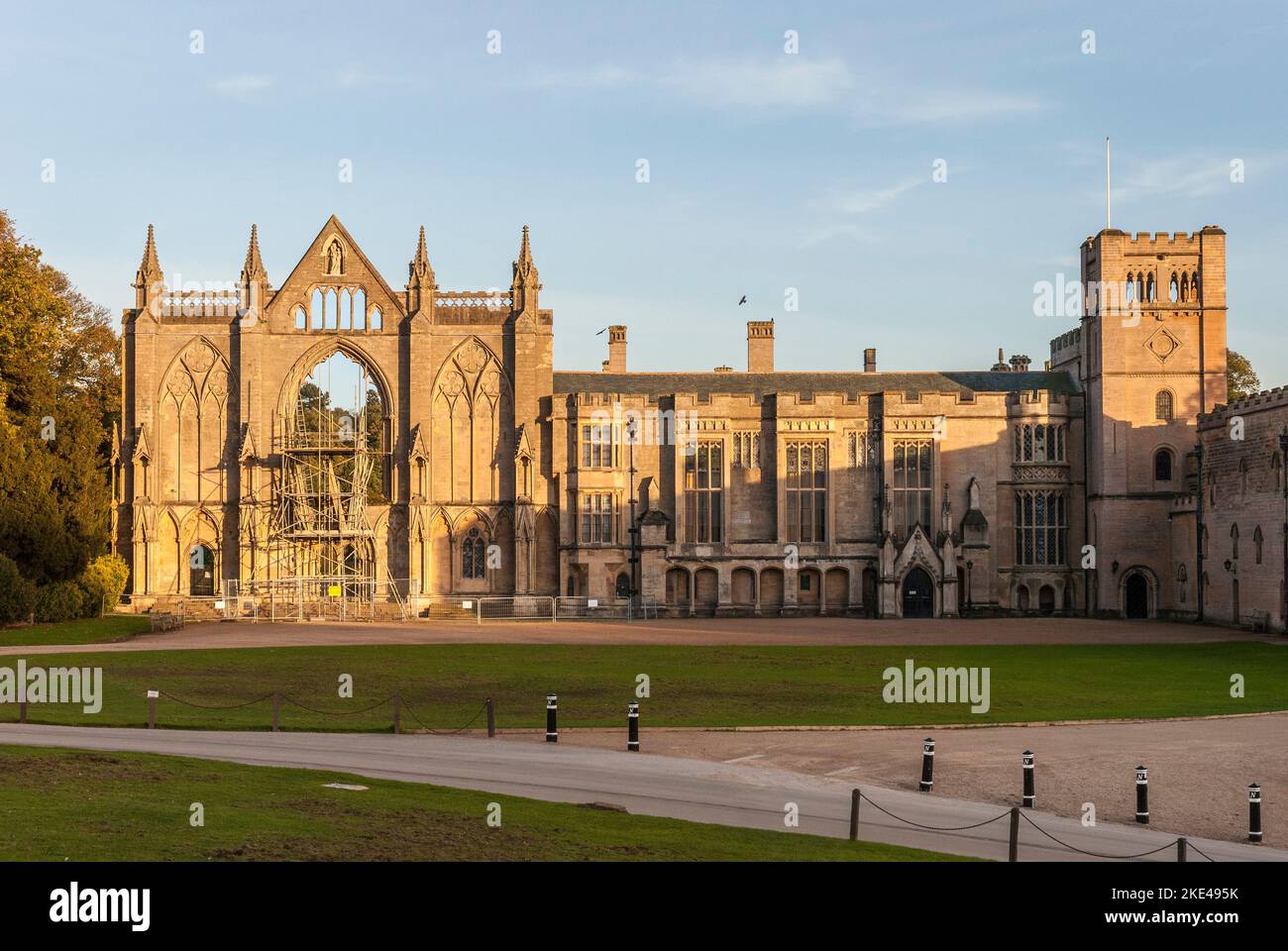 Newstead Abbey, Nottinghamshire. Originally an Augustinian priory ...