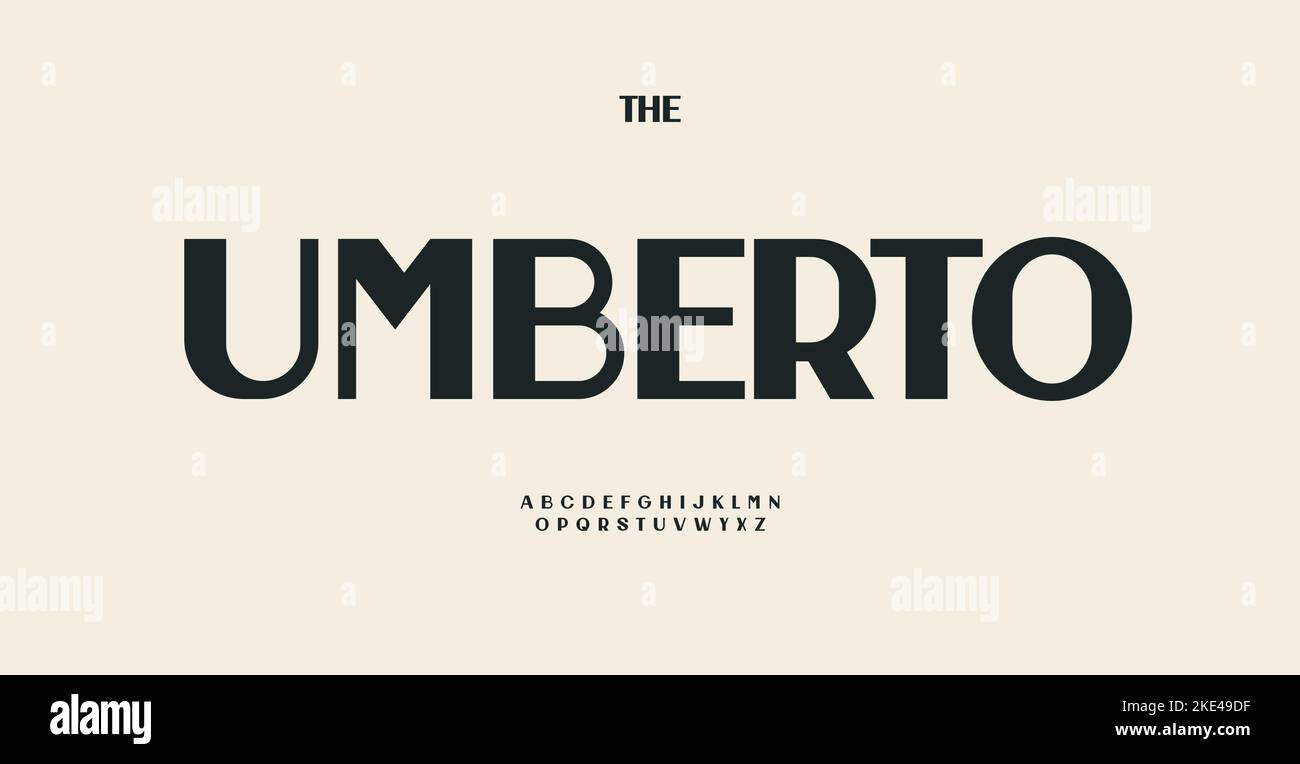 Contrast modern font, gentle modernism typeset, classic sans serif ...
