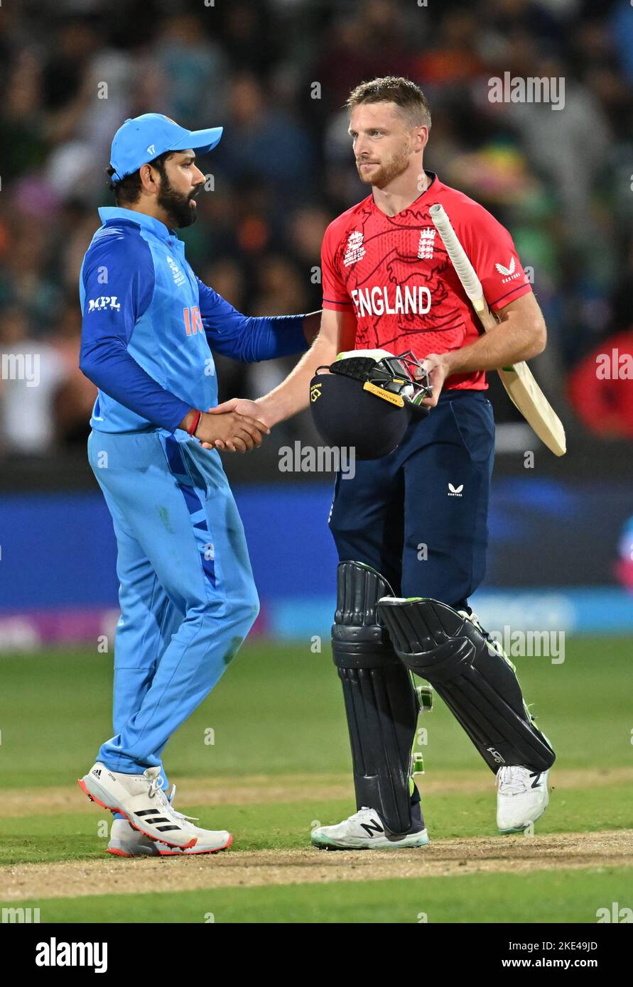 England team celebrate the Win over India during the ICC Men's T20 ...