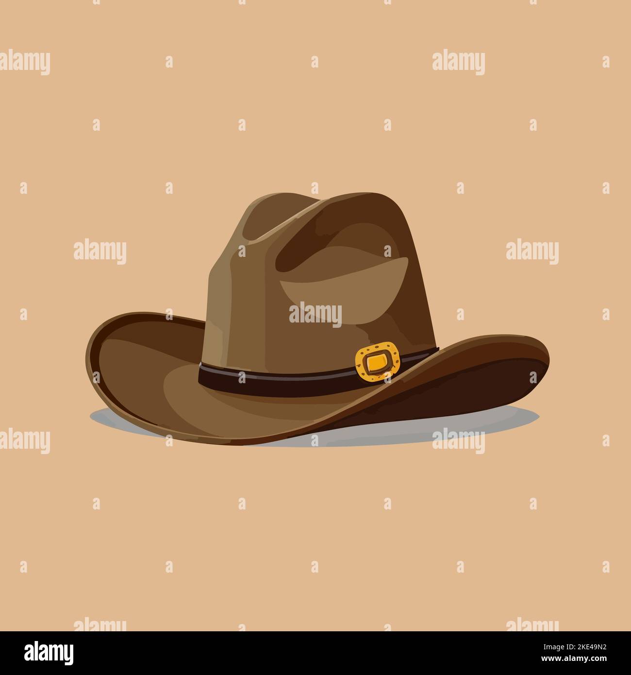 A colourful illustration of a cowboy hat Stock Vector Image & Art - Alamy