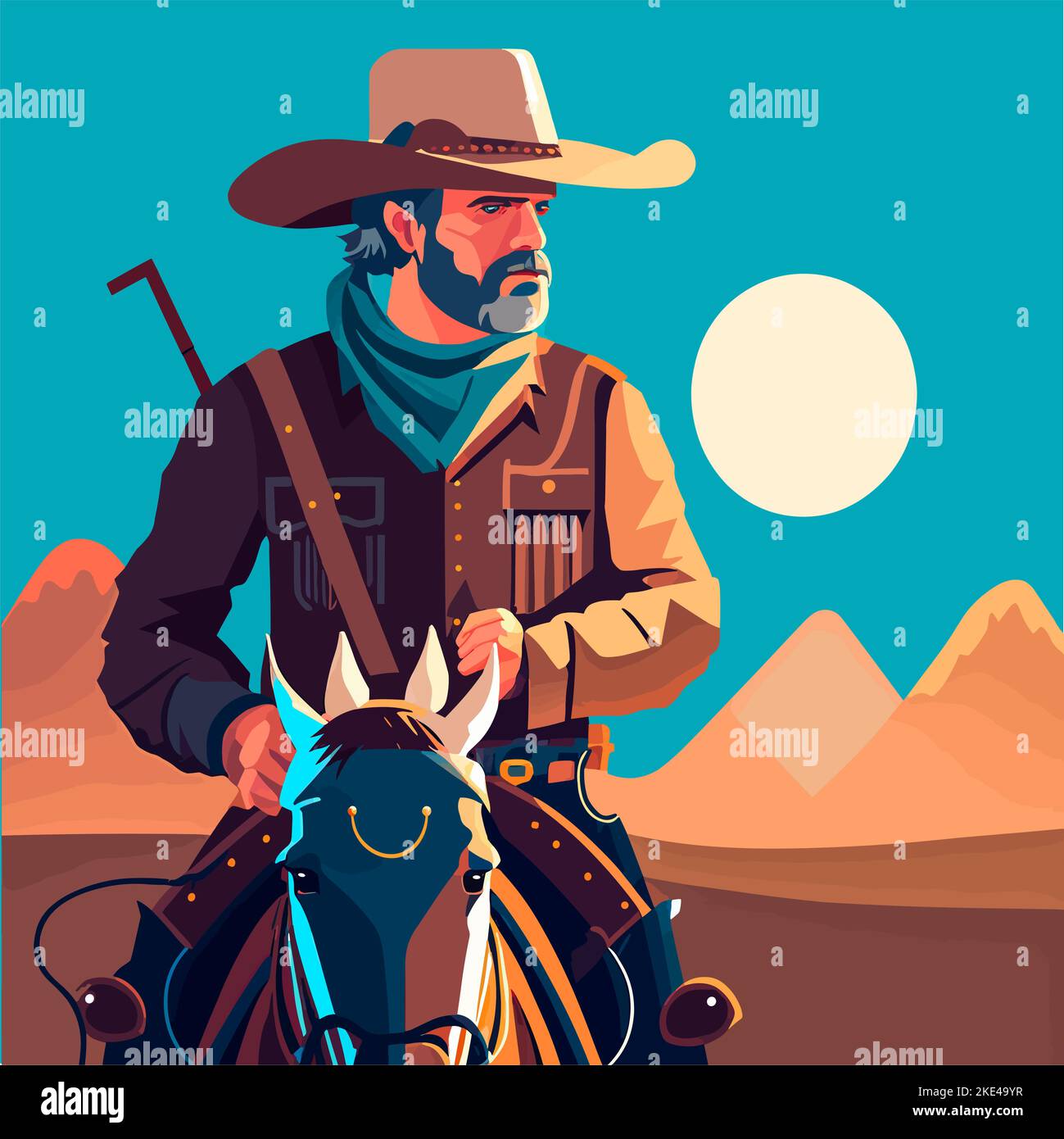 Desert model Stock Vector Images - Alamy