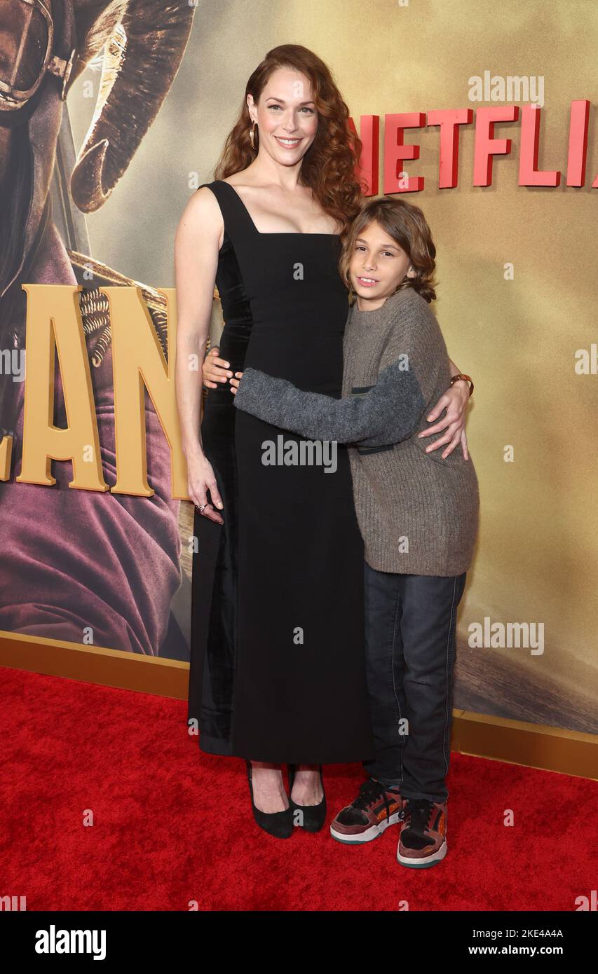 Los Angeles, Ca. 9th Nov, 2022. Amanda Righetti, Knox Allen at the LA ...