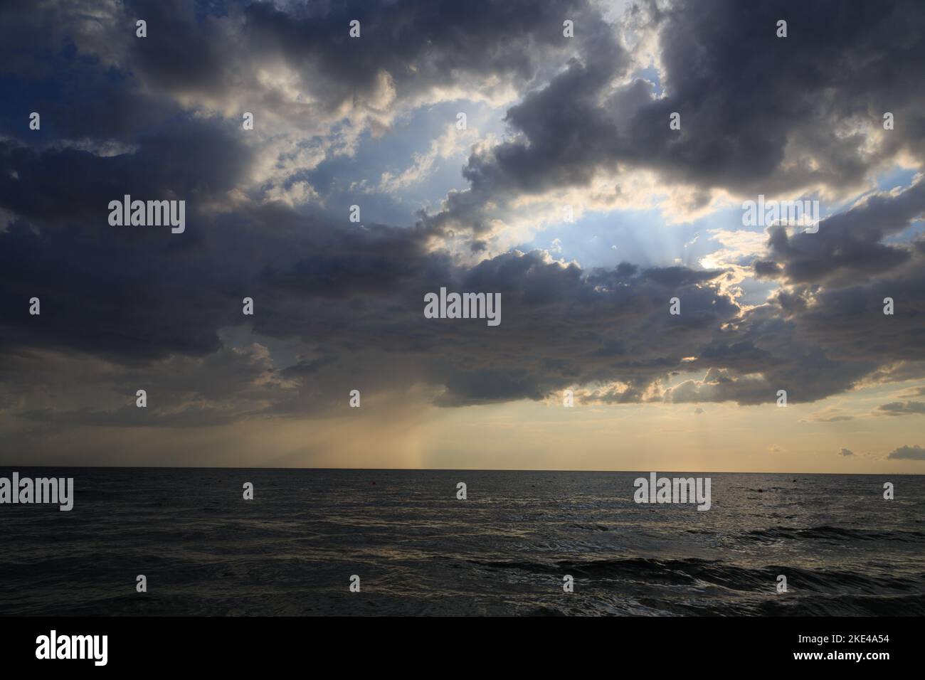 The beautiful cloudscape above the ocean Stock Photo - Alamy