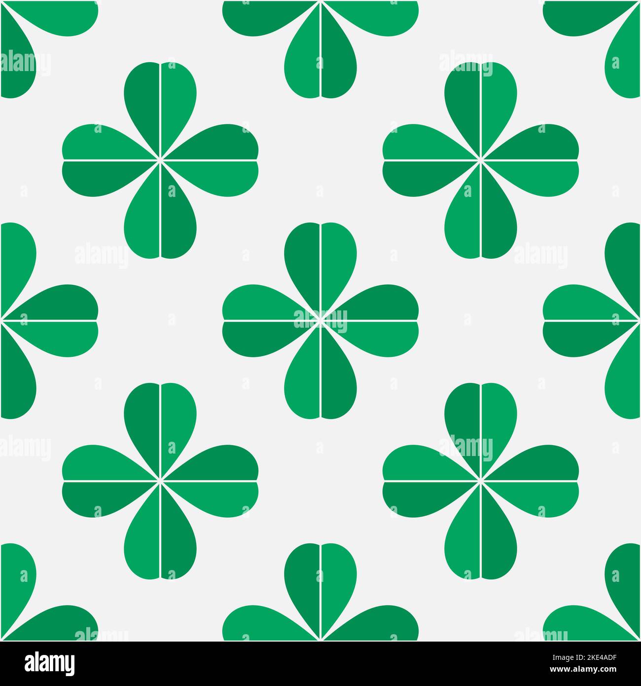 Three leaf clover repeating pattern hi-res stock photography and images ...