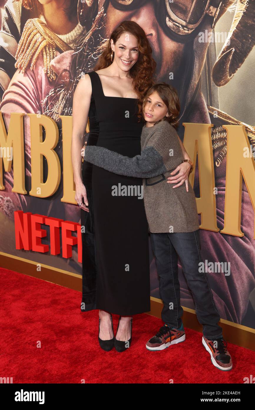 Los Angeles, Ca. 9th Nov, 2022. Amanda Righetti, Knox Allen at the LA ...