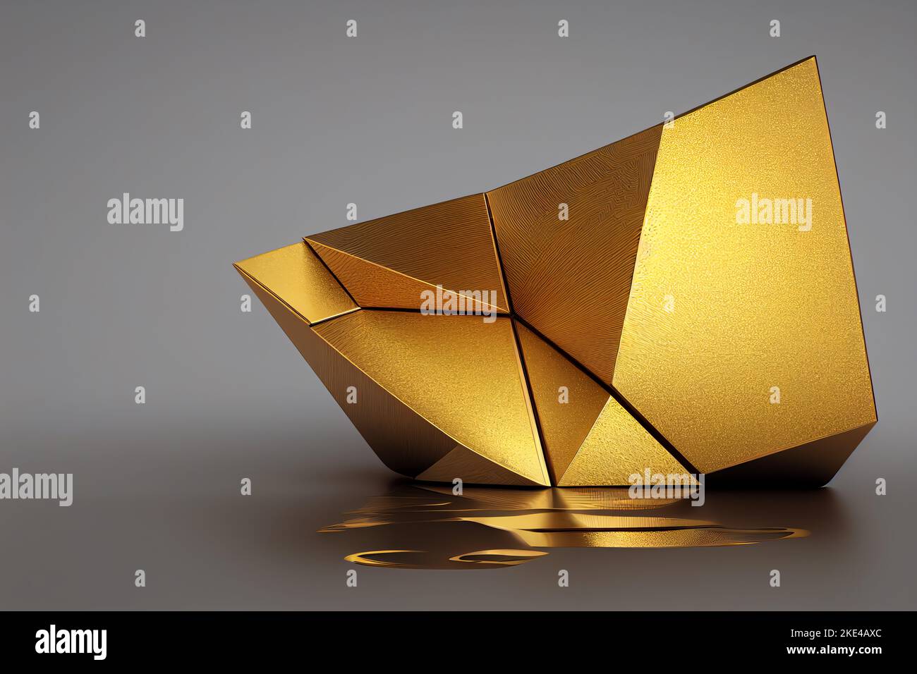 Gold shape hi-res stock photography and images - Alamy