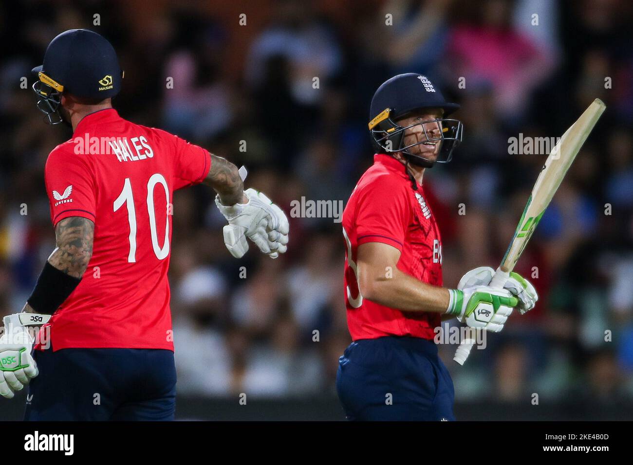 England's Jos Buttler celebrates reaching his half century during the ...