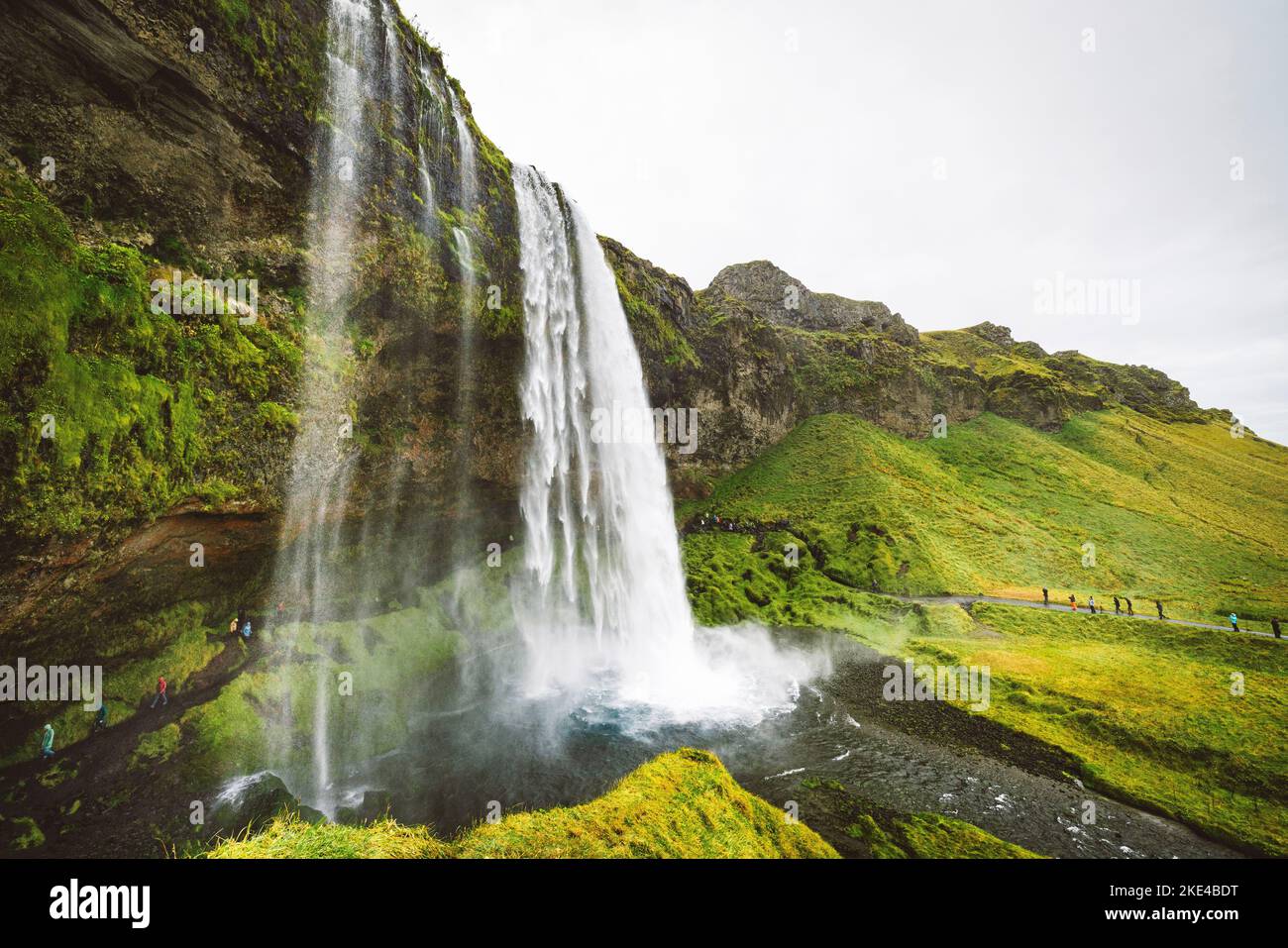 Beautiful wide angle shot waterfall hi-res stock photography and images ...