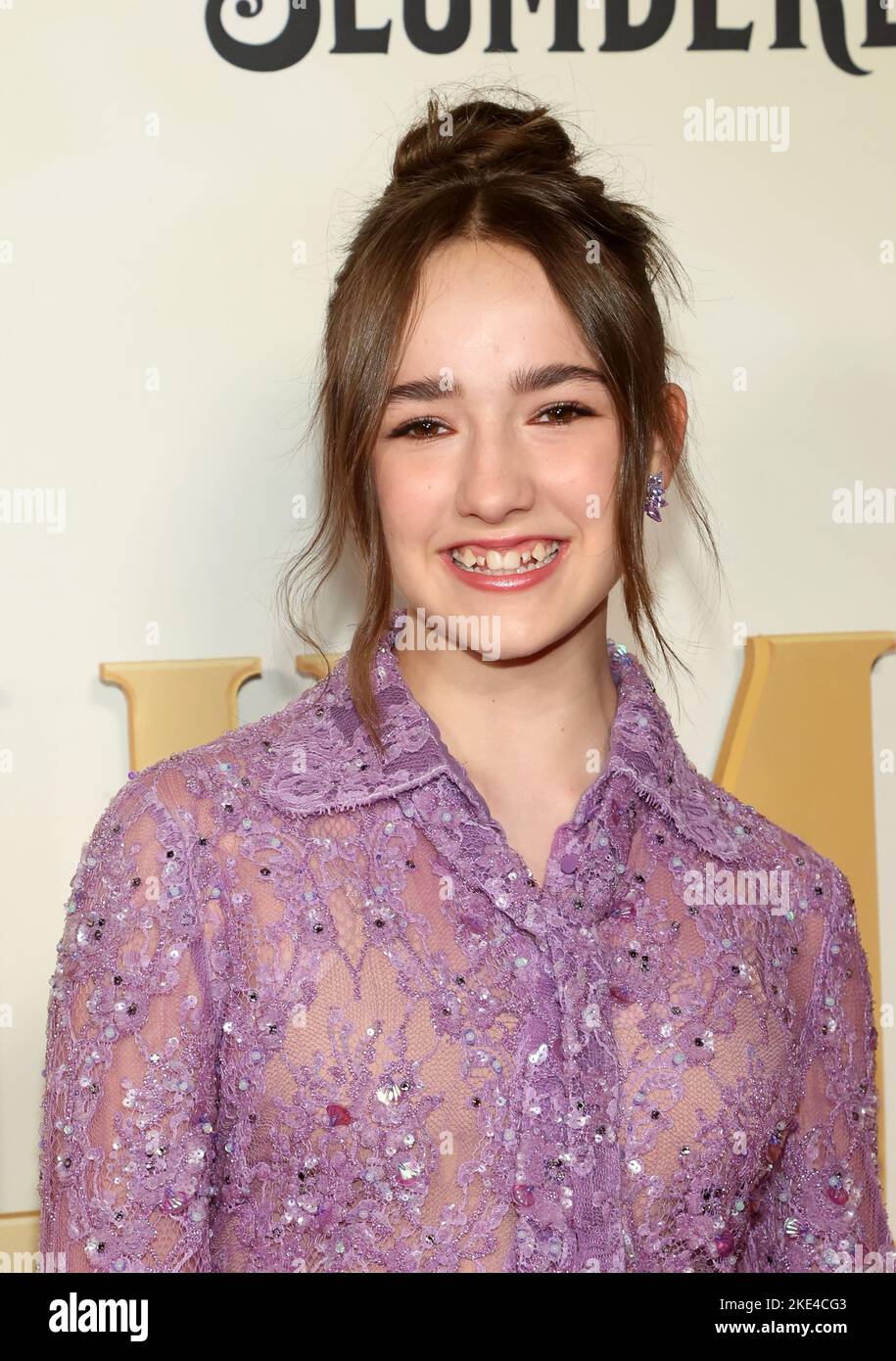 9 November 2022 -Los Angeles, California - Marlow Barkley the LA premiere of Netflix's ...