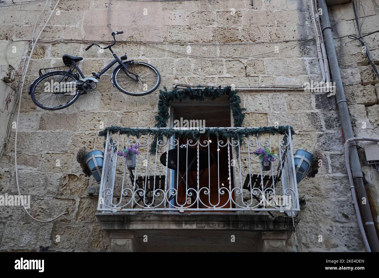 Malta Rabat medieval village building street Stock Photo - Alamy