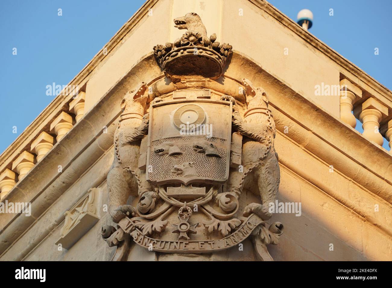 Malta Rabat medieval village building street Stock Photo - Alamy