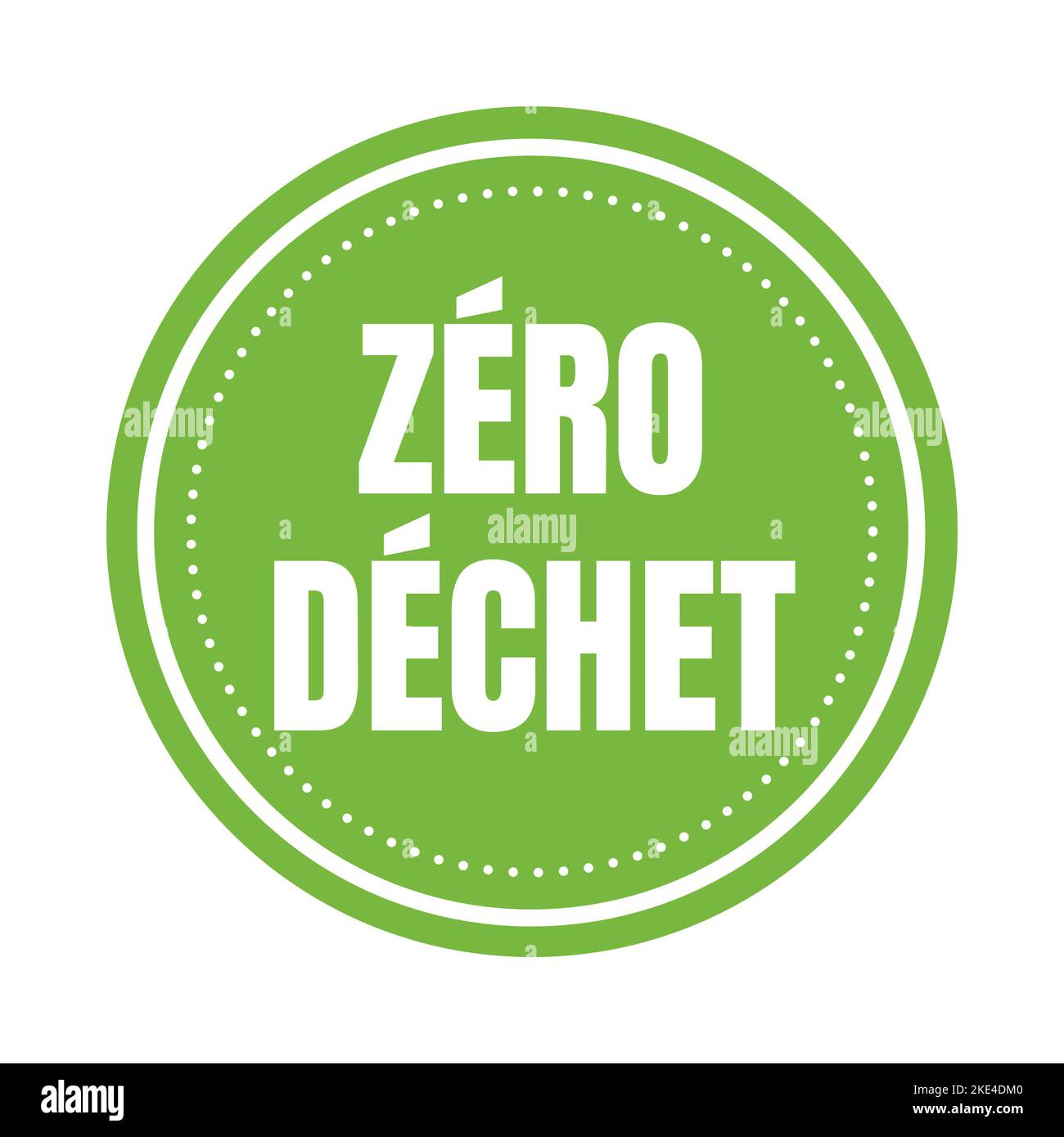 Zero waste logo stamp Cut Out Stock Images & Pictures - Alamy