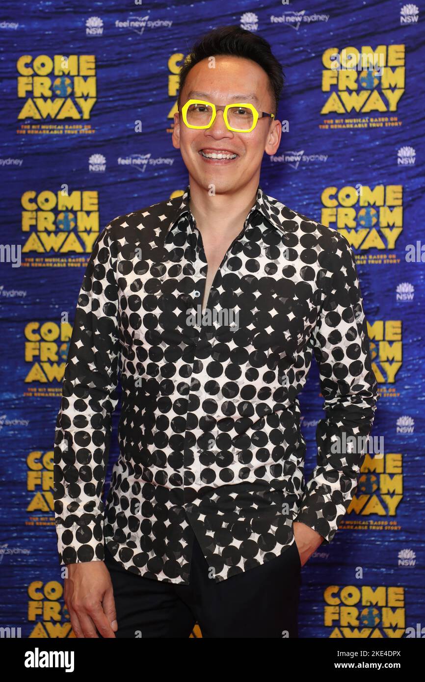 Sydney, Australia. 10th November 2022. Alvin Quah arrives on the red ...