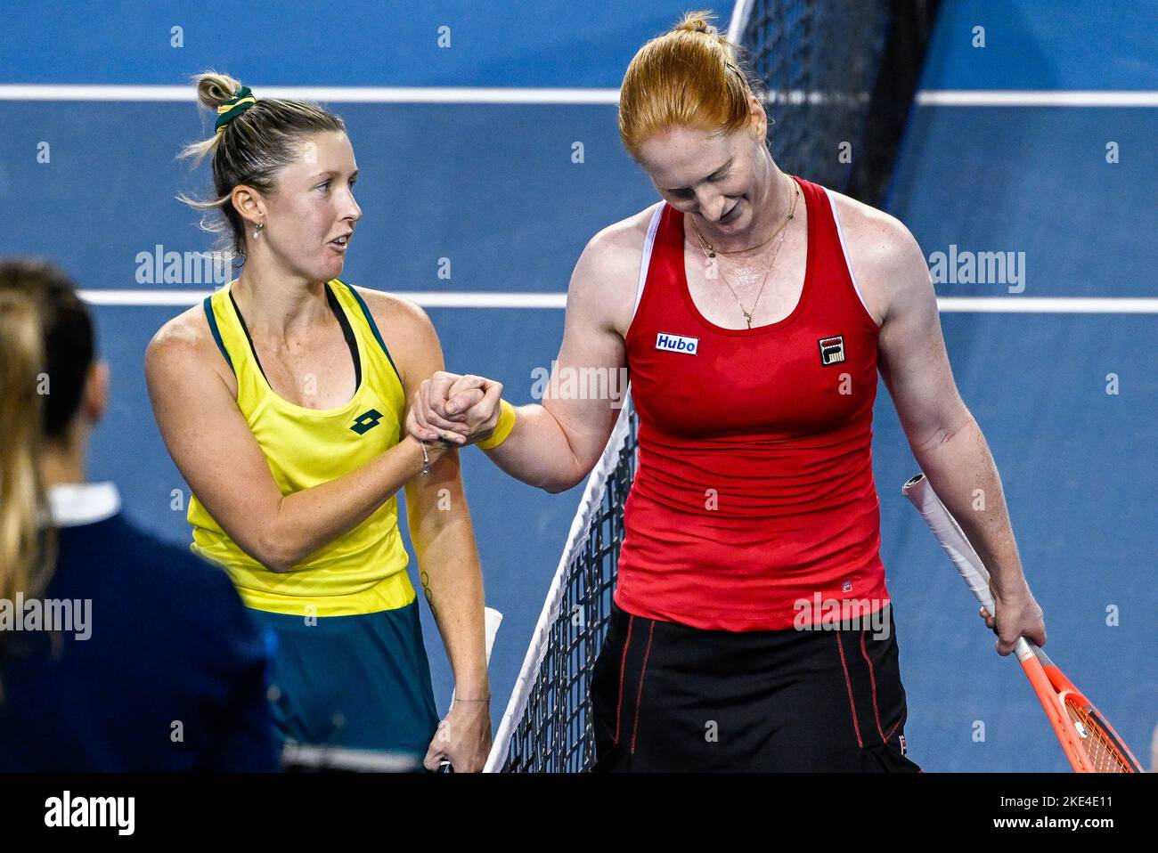 Glasgow, Scotland,10 November 2022. Australian Storm Sanders and ...
