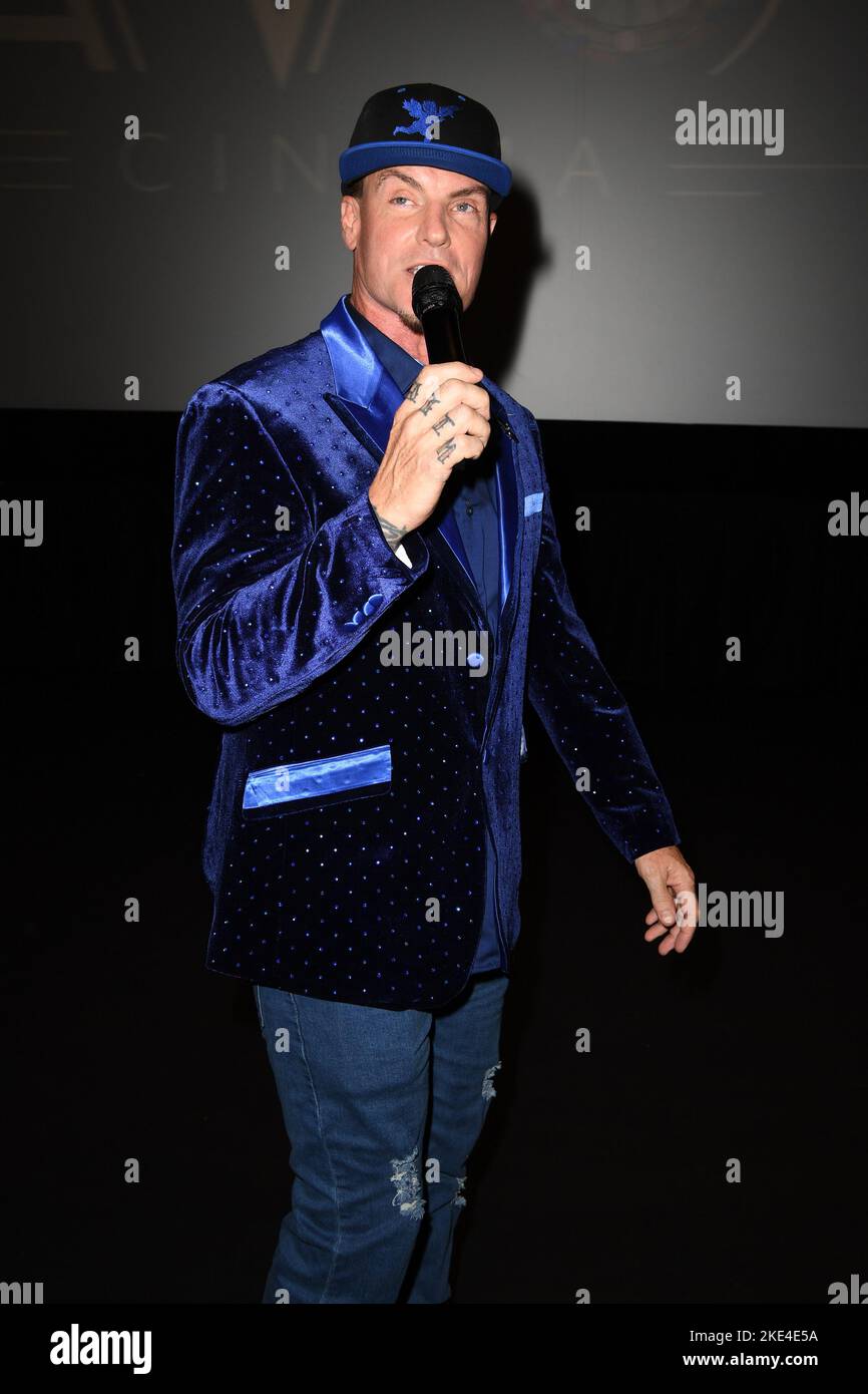 Fort Lauderdale FL, USA. 09th Nov, 2022. Vanilla Ice aka Rob Van Winkle ...