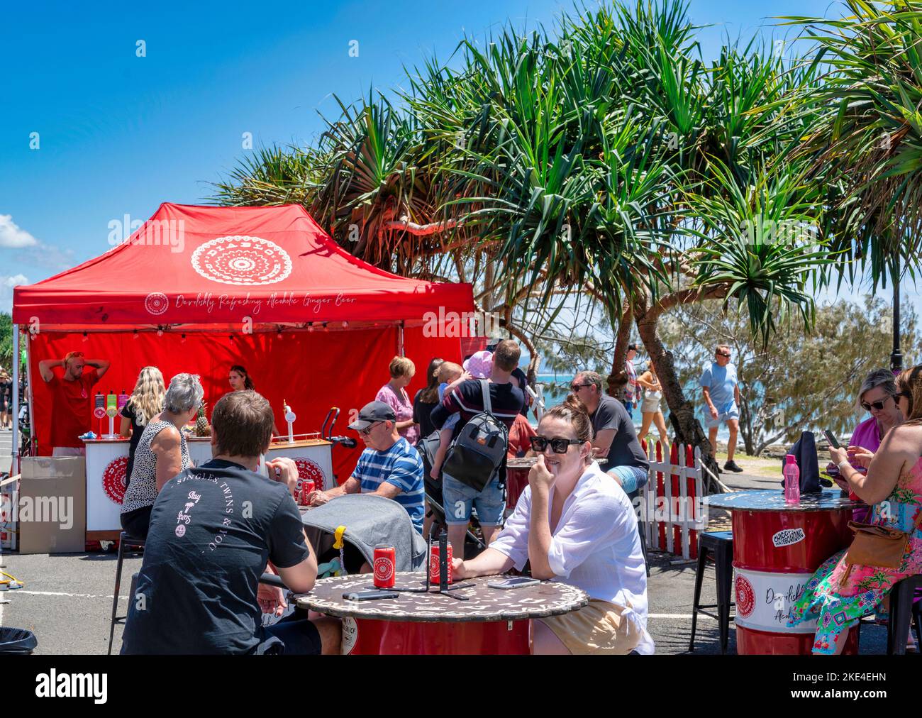 A beach festival on the Sunshine Coast of Queensland, Australia Stock ...