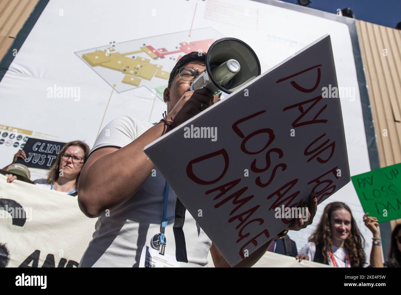 Sharm El Sheikh, Egypt. 10th Nov, 2022. Members of the Loss and Damage ...