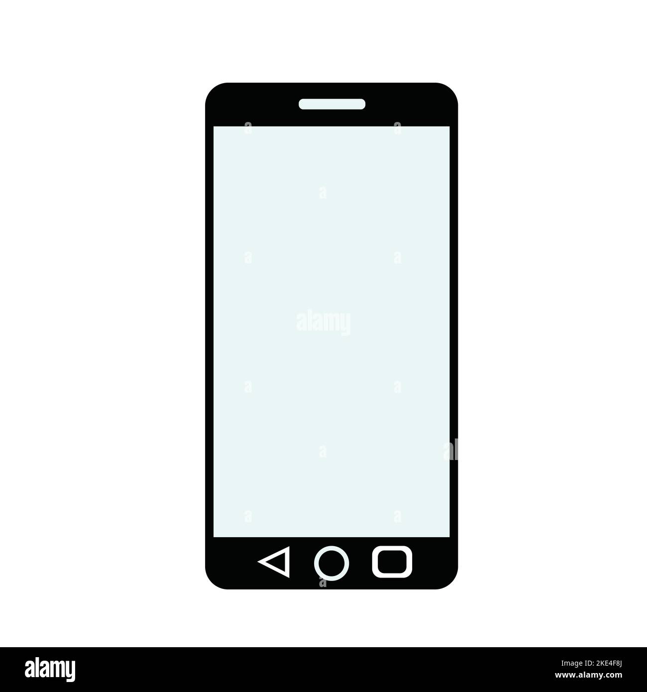 Smartphone sign symbol phone simple clip art vector illustration on ...