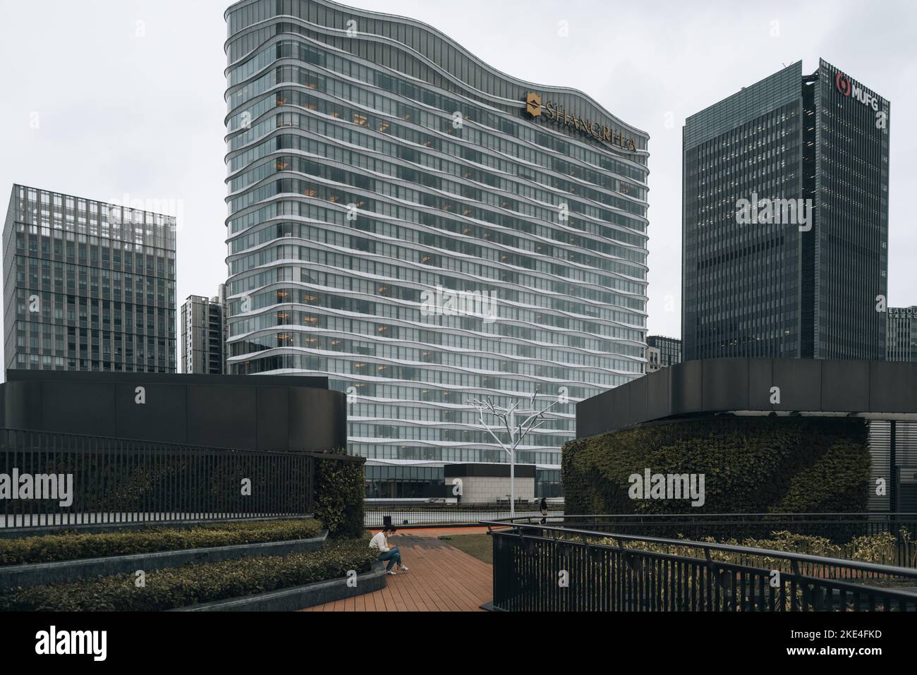 A beautiful shot of shopping malls in Pudong, Shanghai Stock Photo - Alamy
