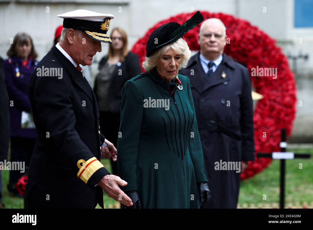 President of The Poppy Factory Surgeon Rear Admiral Lionel Jarvis ...