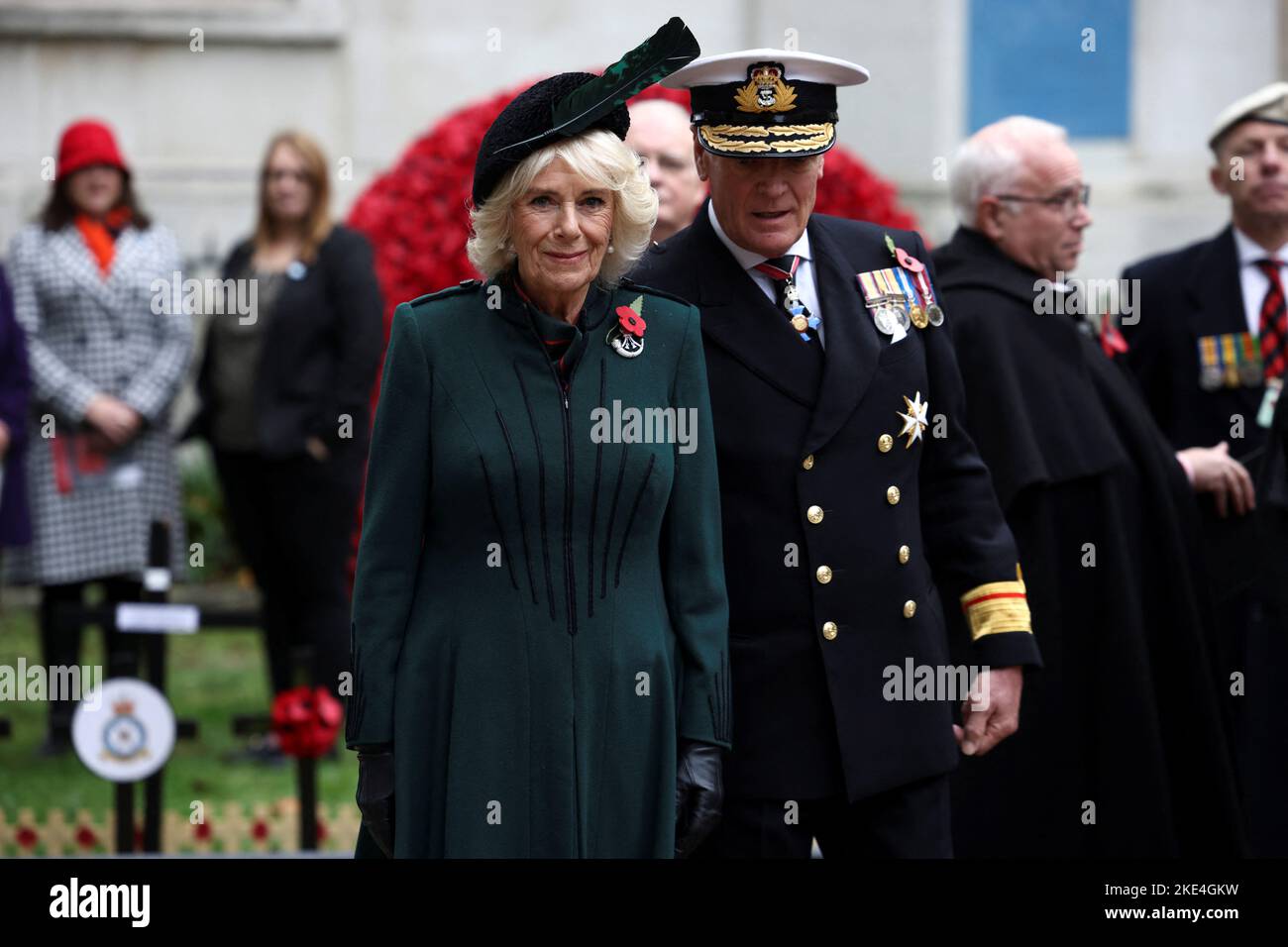 President of The Poppy Factory Surgeon Rear Admiral Lionel Jarvis ...