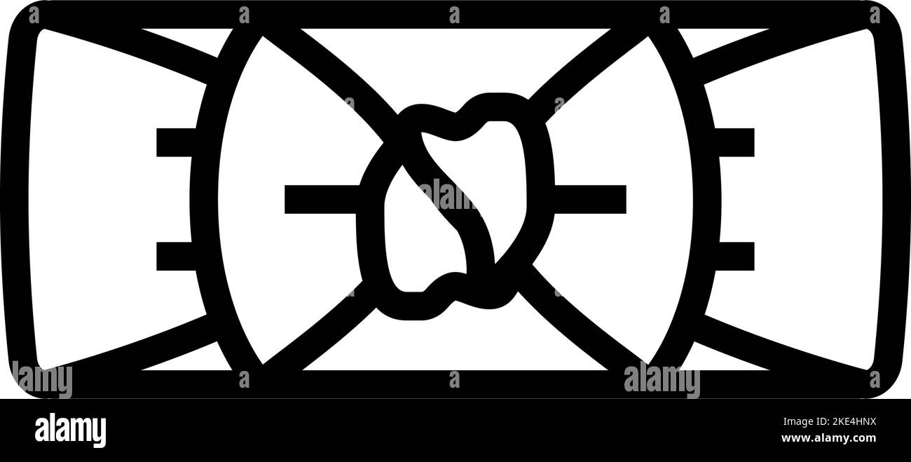 headband girl baby cloth line icon vector illustration Stock Vector ...