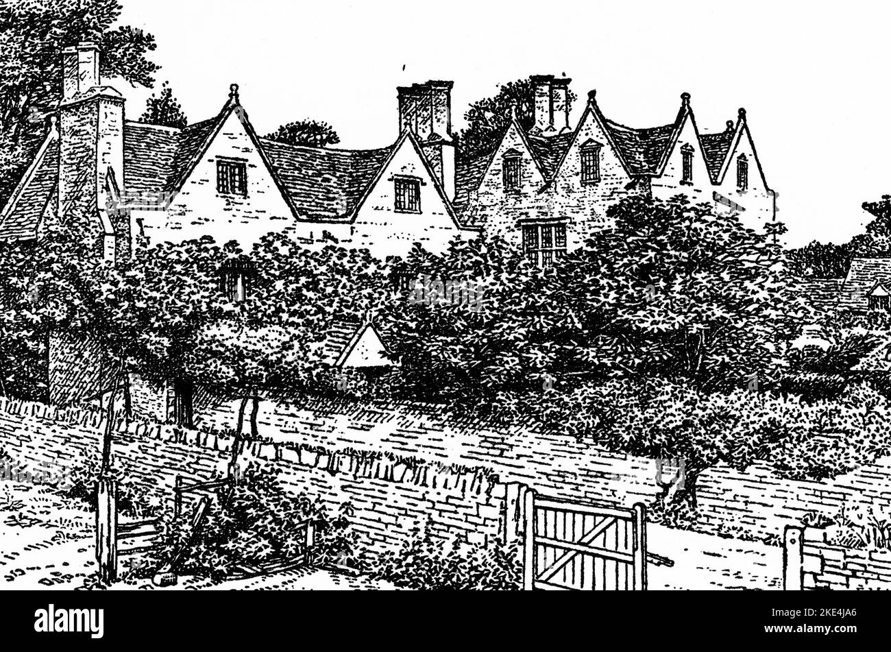 Kelmscott Manor, c1901. By Edmund Hort New (1871-1931). Kelmscott Manor ...