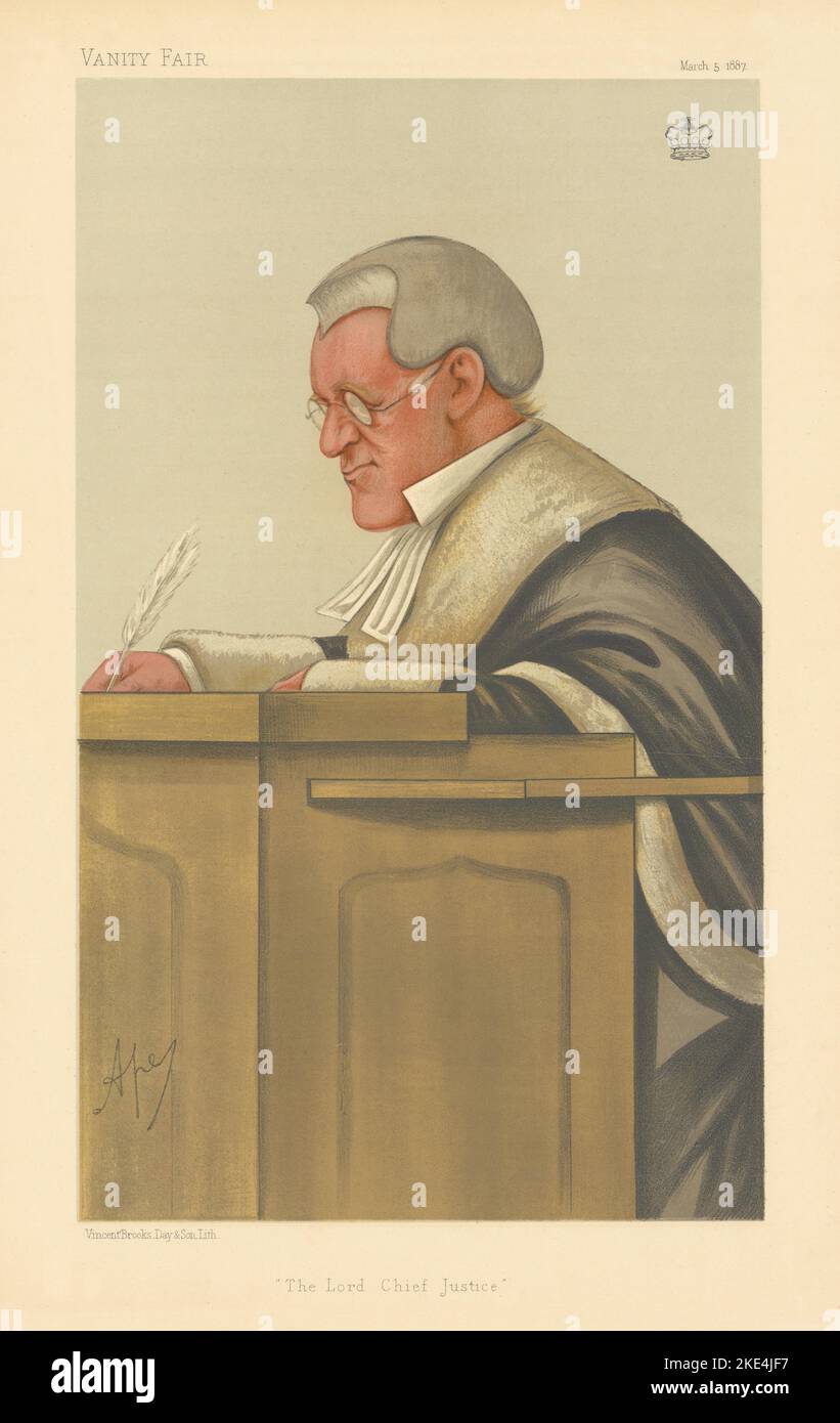 Lord chief justice lord coleridge hi-res stock photography and images ...