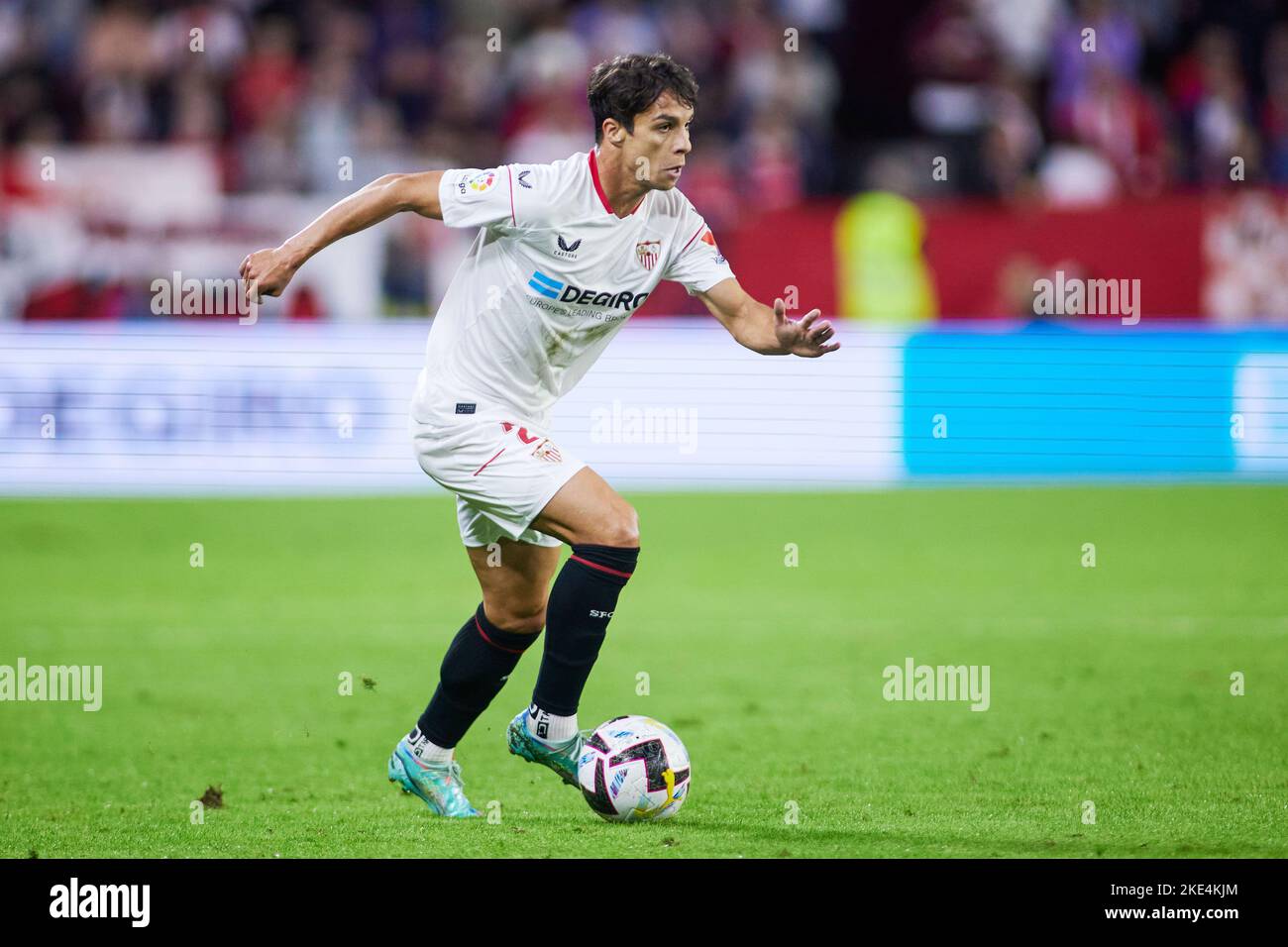 Oliver Torres of Sevilla FC during the Spanish championship La Liga ...