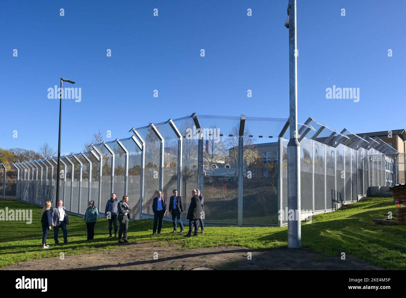 Bernburg, Germany. 10th Nov, 2022. Visitors inspect the new 5.50-meter ...