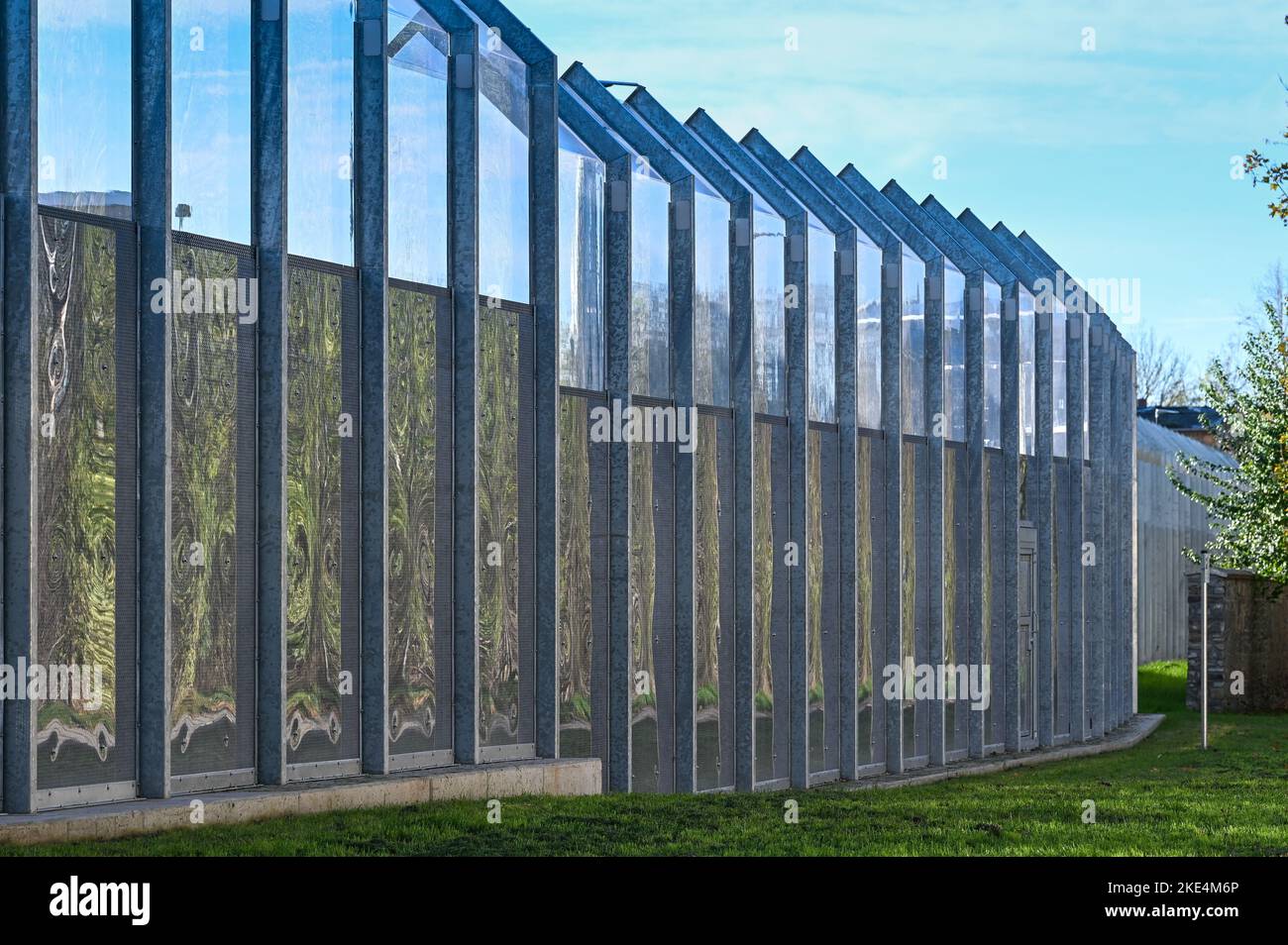 Bernburg, Germany. 10th Nov, 2022. The new transparent polycarbonate ...