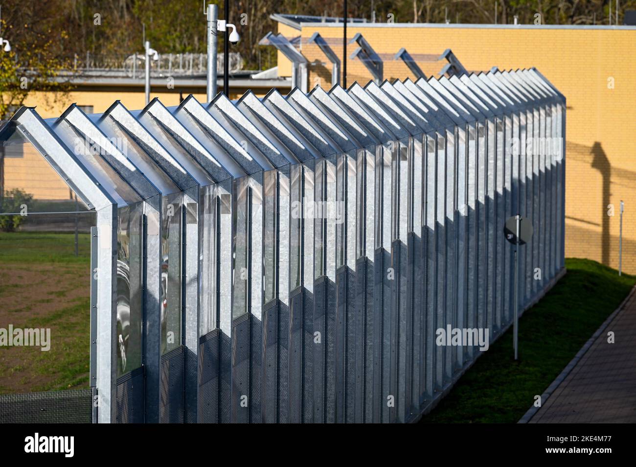 Bernburg, Germany. 10th Nov, 2022. The new transparent polycarbonate ...