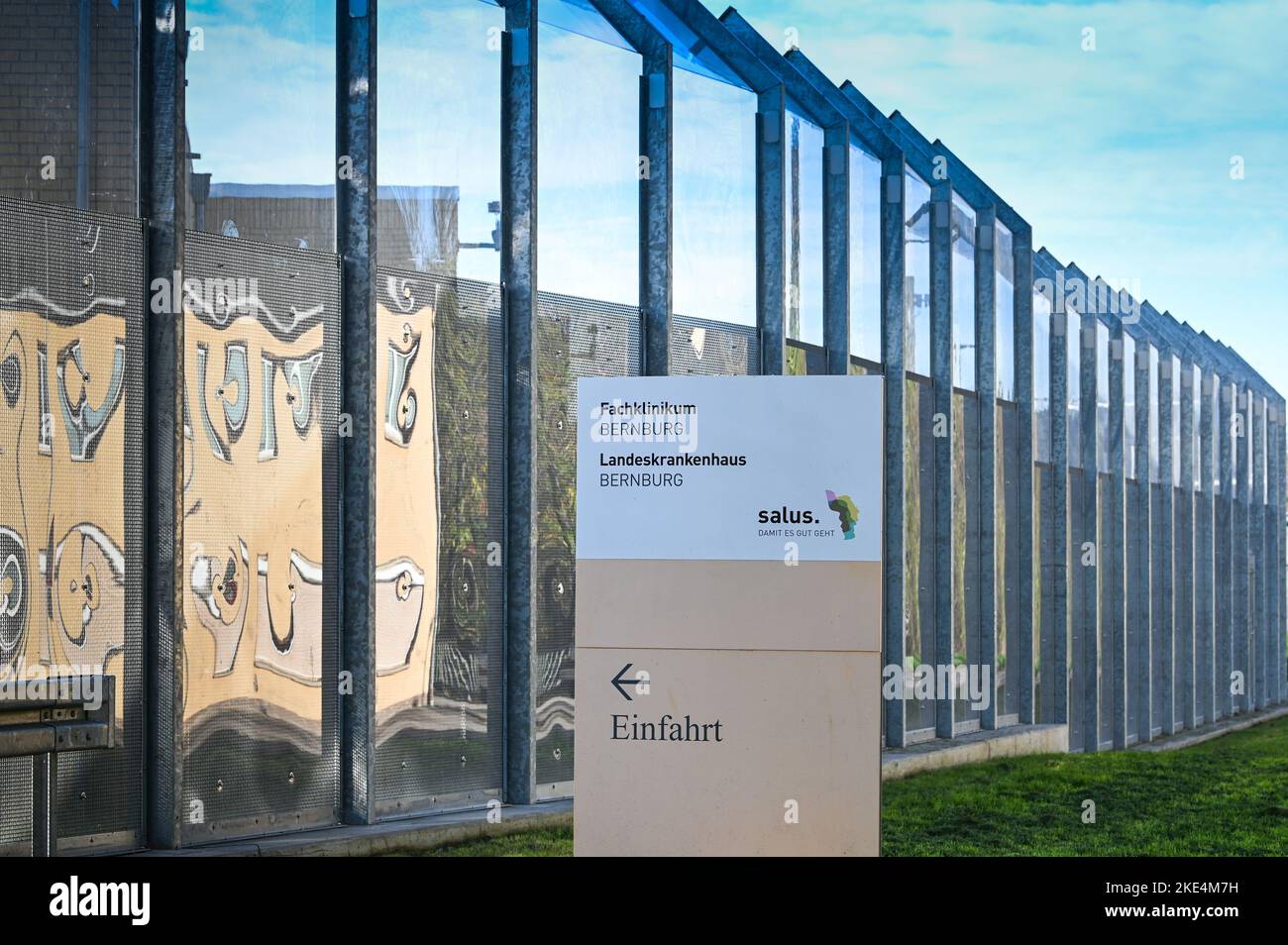 Bernburg, Germany. 10th Nov, 2022. The new transparent polycarbonate ...