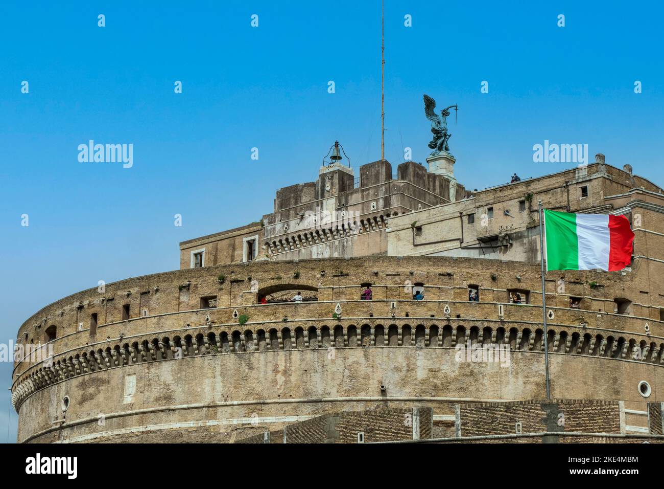 The Castle Sant'Angelo in Rome Stock Photo - Alamy