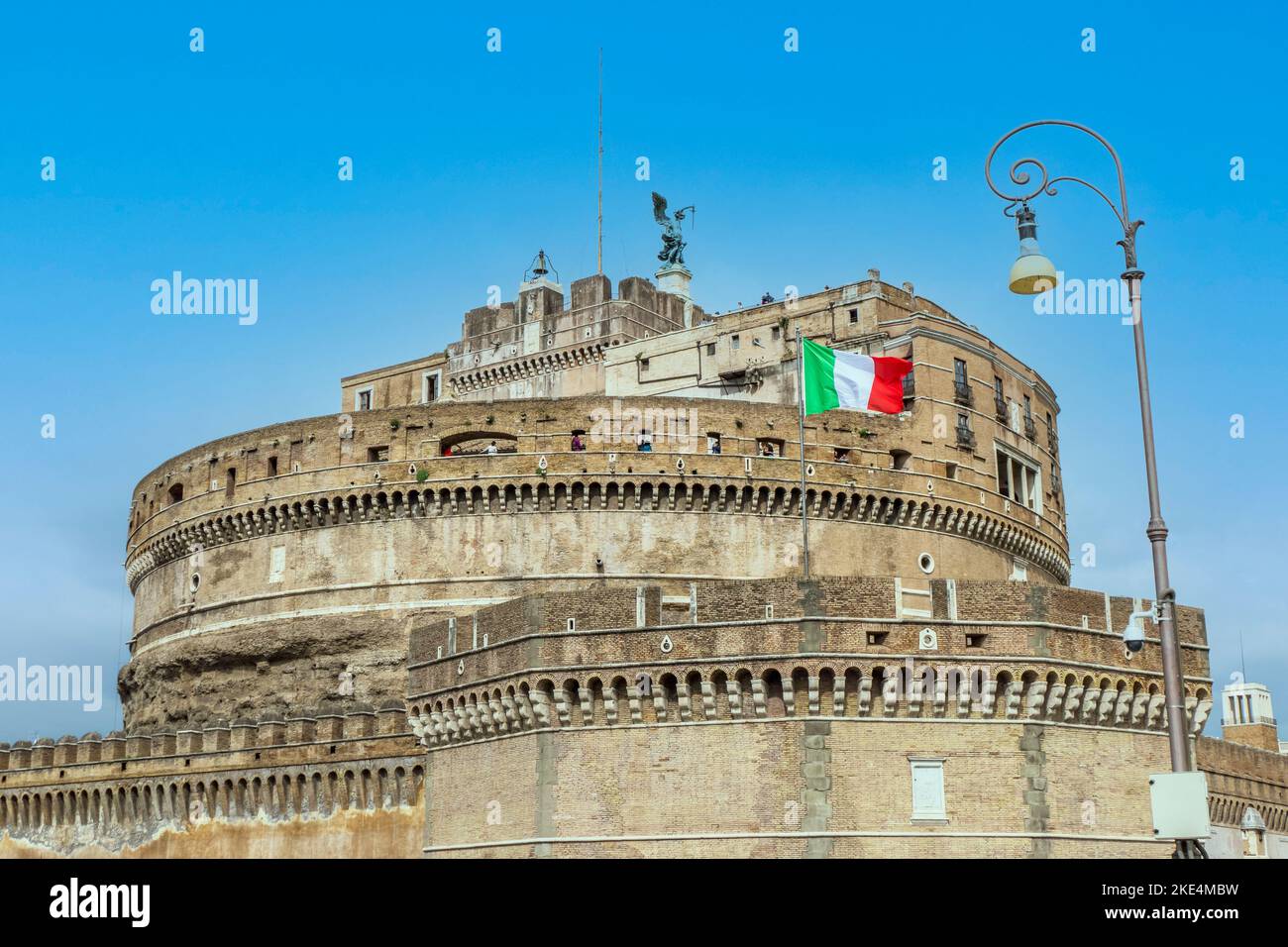 The Castle Sant'Angelo in Rome Stock Photo - Alamy