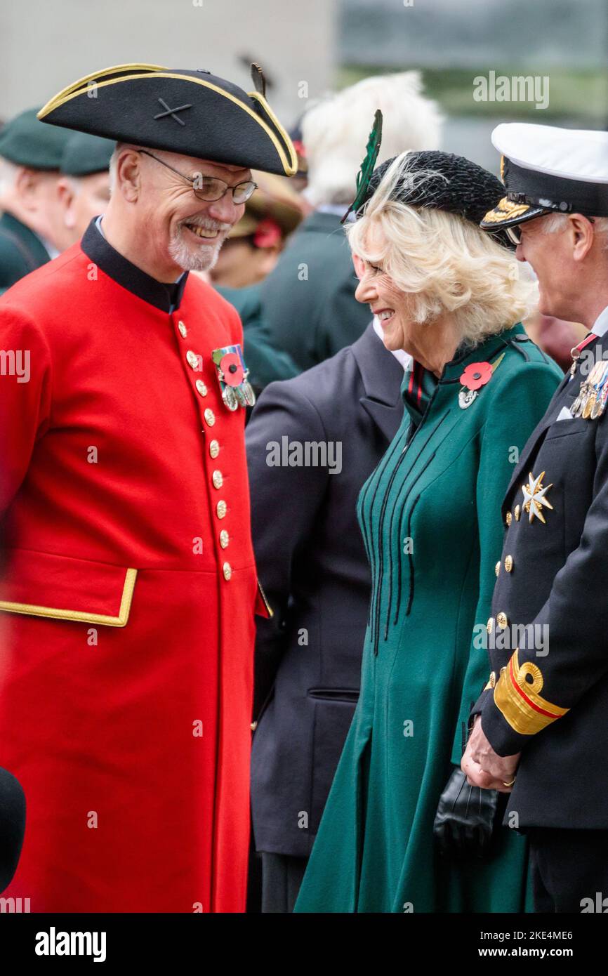 Westminster Abbey, London, UK. 10th November 2022. Her Majesty The ...