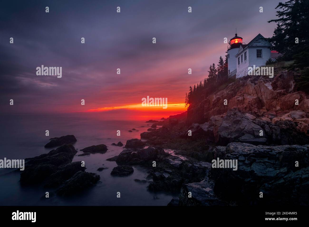 Bass Harbor Head Lighthouse, Acadia National Park, Maine, United States ...